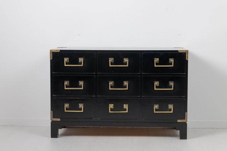 Ove Feuk Black Scandinavian Modern Chest of Drawers For Sale at 1stDibs