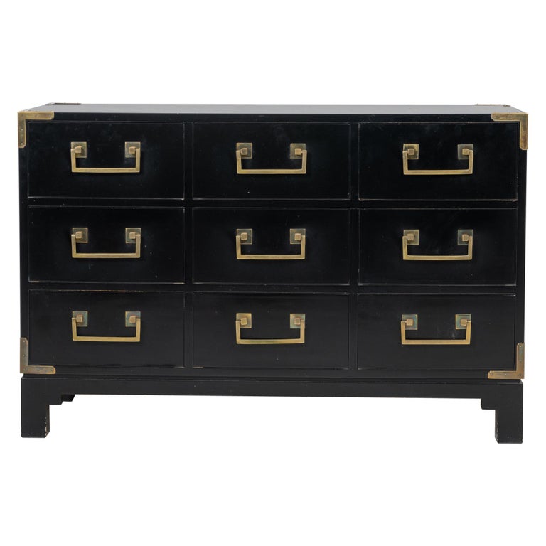 Ove Feuk Black Scandinavian Modern Chest of Drawers For Sale at 1stDibs
