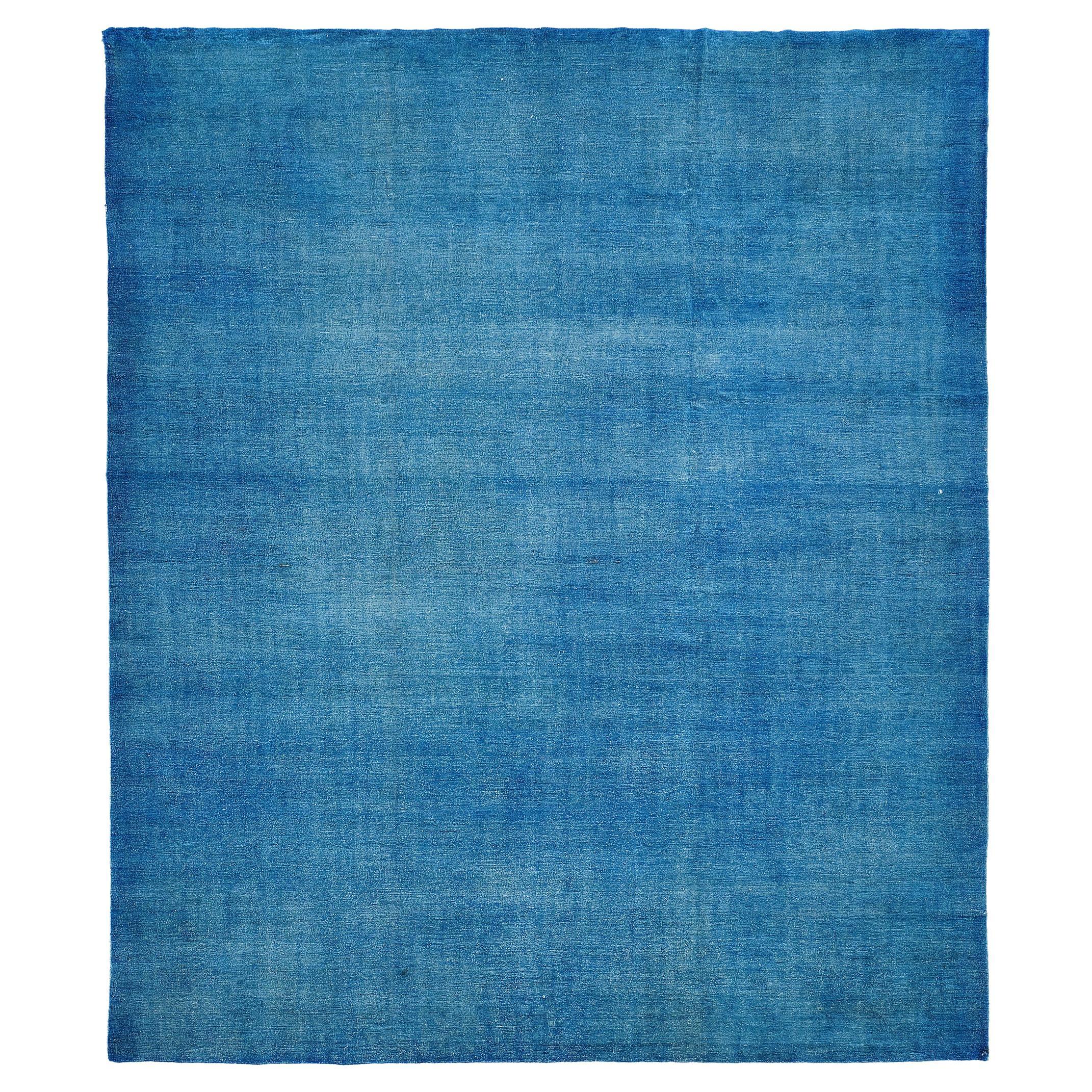Overdyed Vintage Style Rug For Sale at 1stDibs