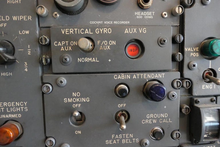 Overhead Boeing 727 Cockpit Overhead Panel For Sale at 1stDibs
