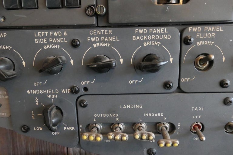 Overhead Boeing 727 Cockpit Overhead Panel For Sale at 1stDibs