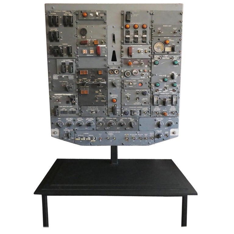 Overhead Boeing 727 Cockpit Overhead Panel For Sale at 1stDibs