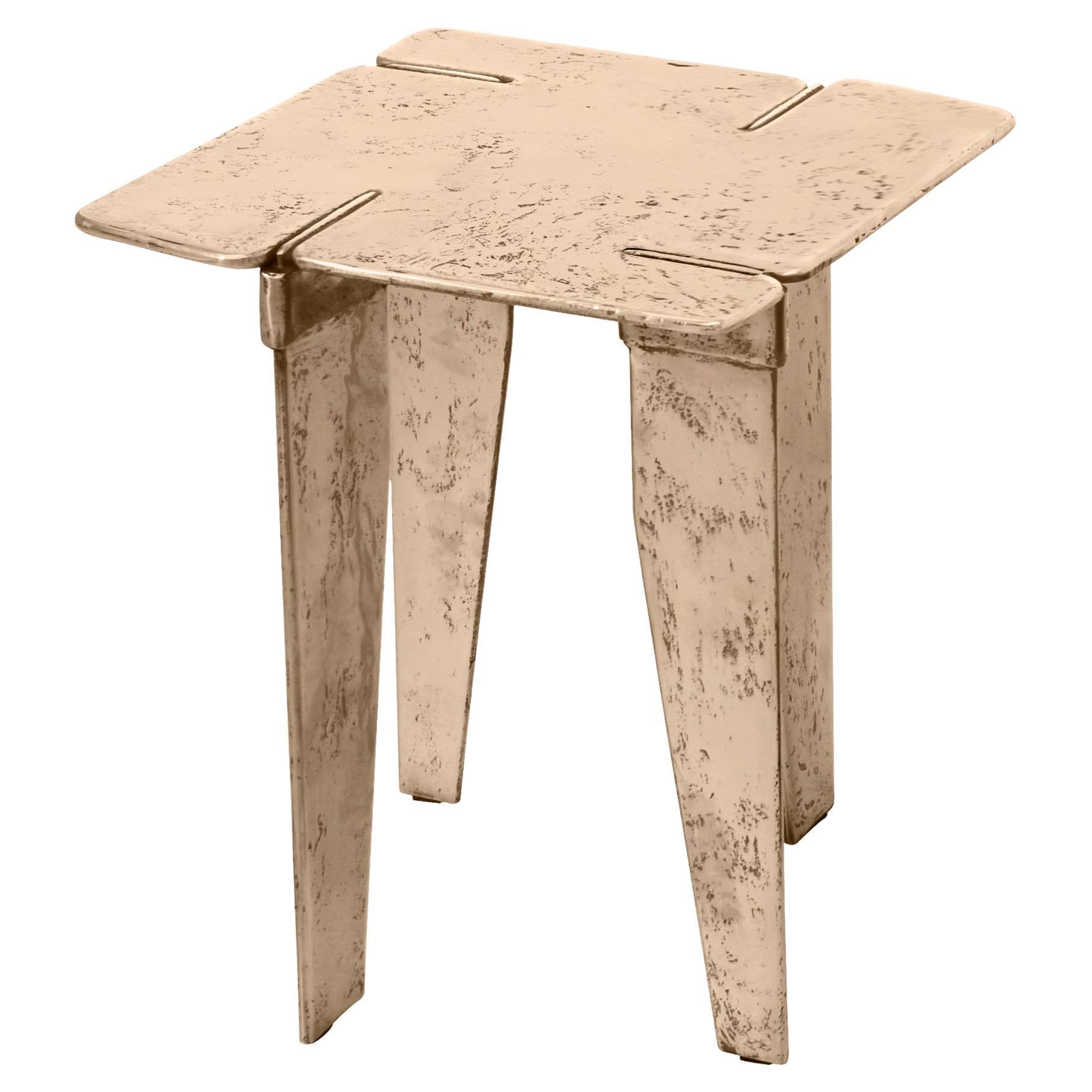 Mayson Side Table #2: Sculptural Cast Bronze Side Table For Sale at 1stDibs