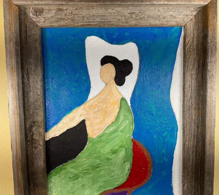 ‘Overlooking Sitting Woman, by Joseph Malekan For Sale at 1stDibs