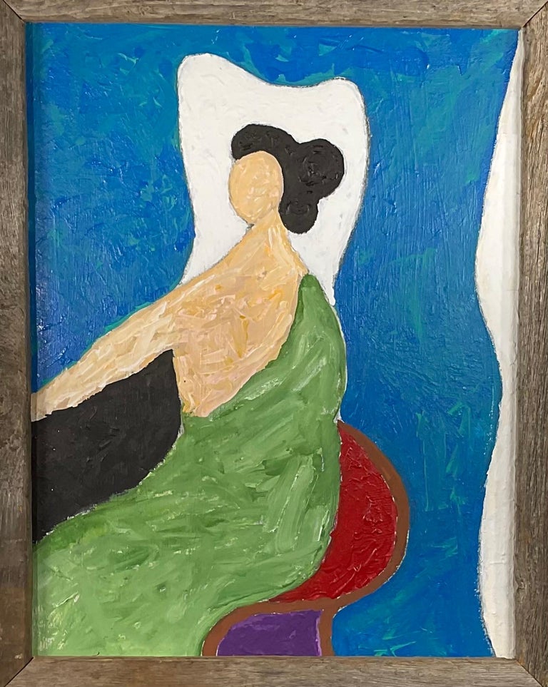 ‘Overlooking Sitting Woman, by Joseph Malekan For Sale at 1stDibs