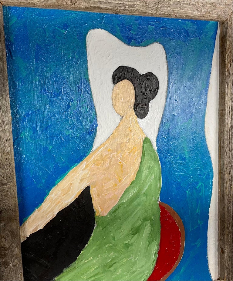 ‘Overlooking Sitting Woman, by Joseph Malekan For Sale at 1stDibs