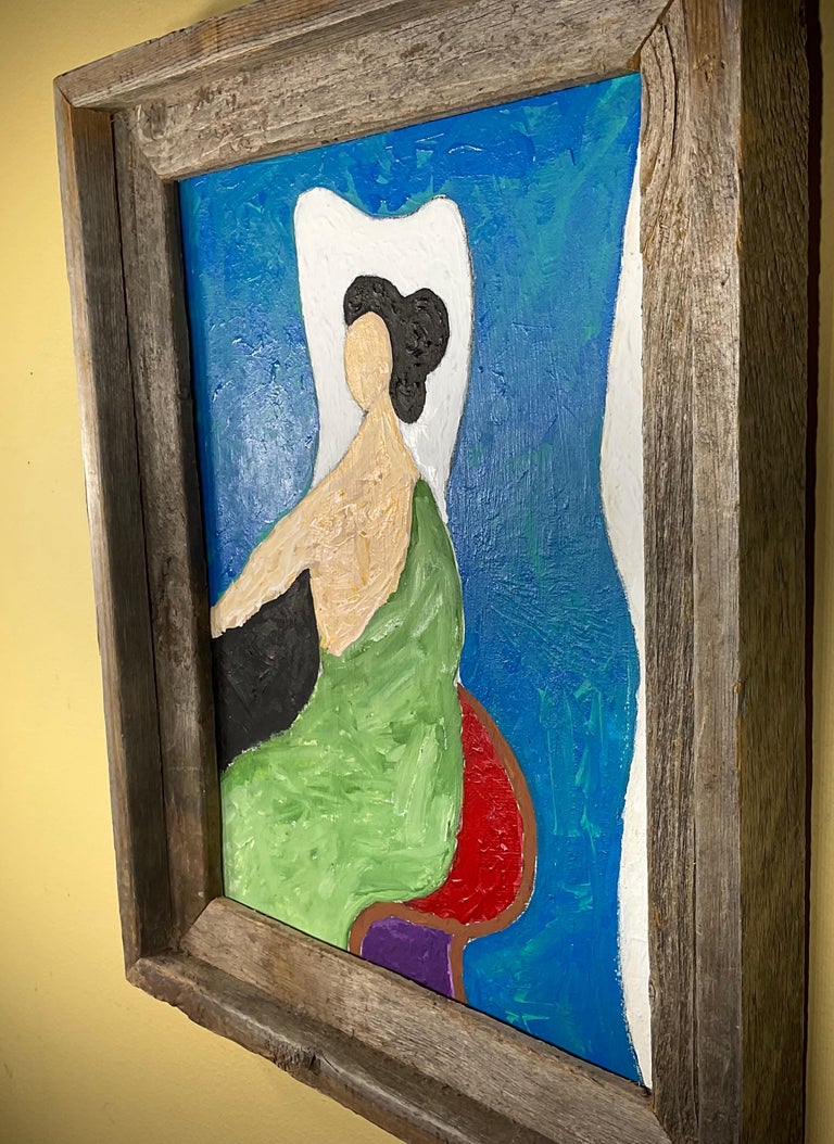 ‘Overlooking Sitting Woman, by Joseph Malekan For Sale at 1stDibs