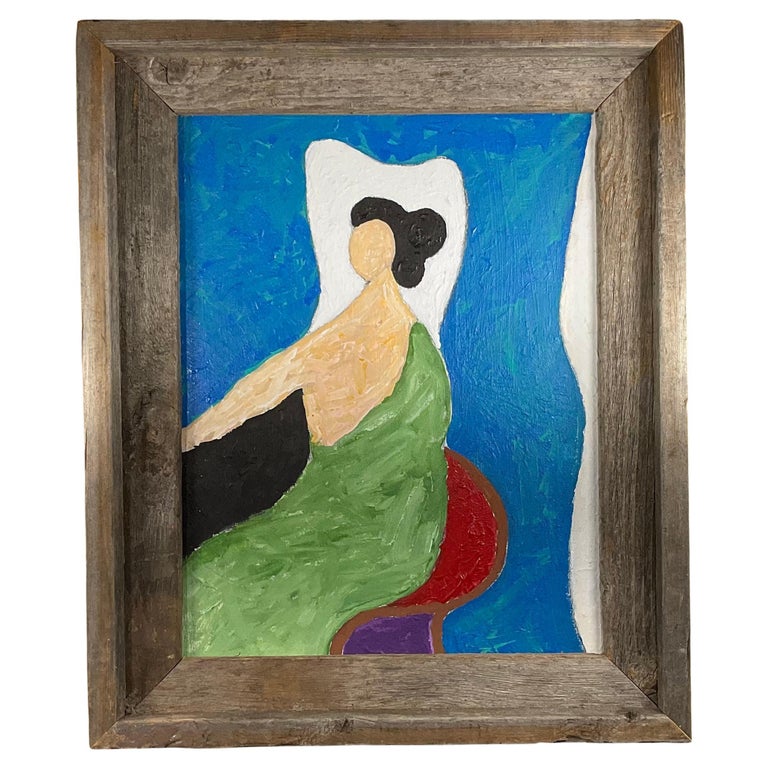 ‘Overlooking Sitting Woman, by Joseph Malekan For Sale at 1stDibs