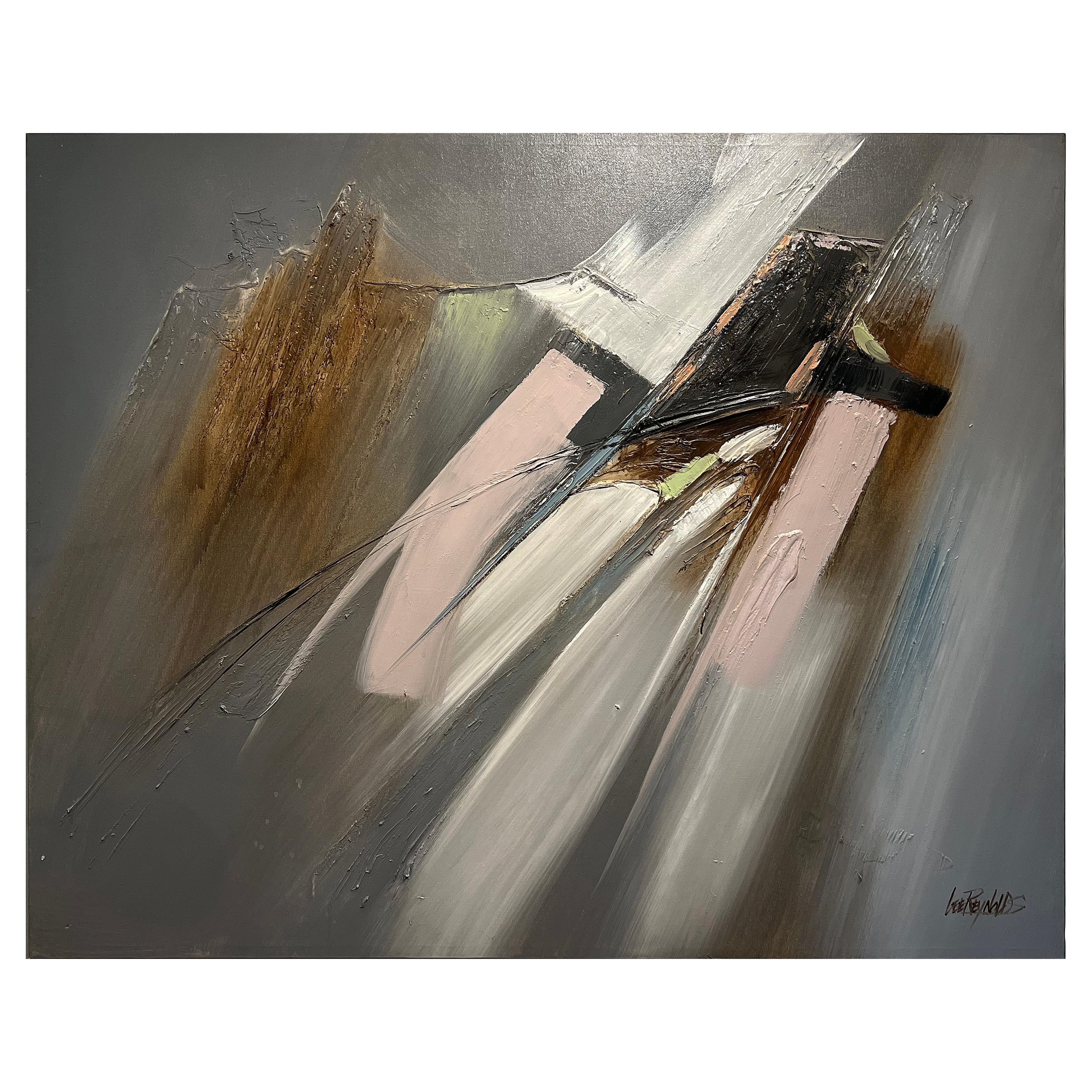 Huge 8' x 4' Abstract Faces Oil Painting, by David Harouni For Sale at ...