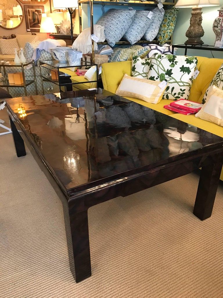 Oversize Faux Tortoise Coffee Table at 1stDibs | tortoise coffee table ...