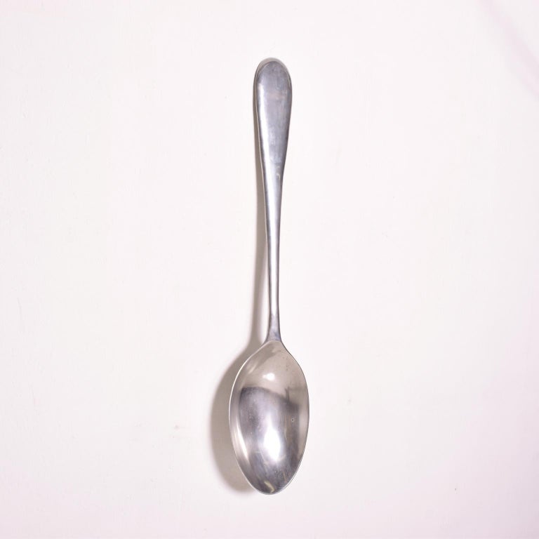Oversize Large Decorative Wall Spoon Sculpture in Aluminum C Jere at ...