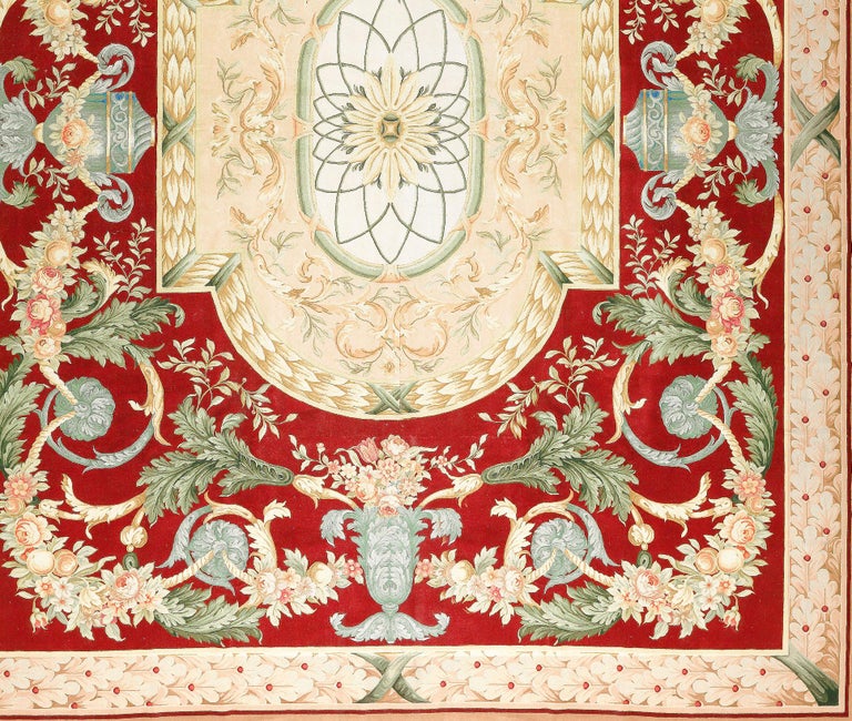 Oversize French Style Savonnerie Rug Carpet 15'8 x 19'11 For Sale at ...
