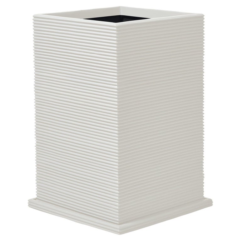 Oversize Tall Rectangular Planter, 'Ivory' For Sale at 1stDibs
