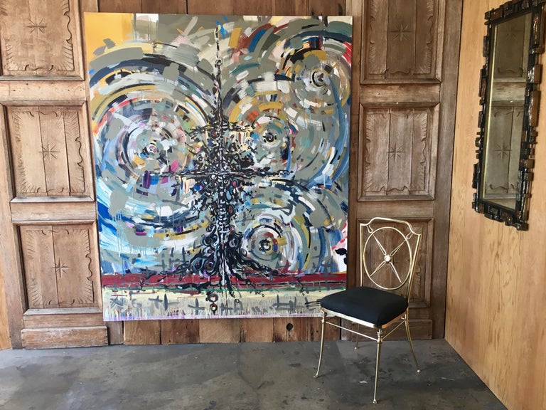 Oversized Abstract Painting `on Canvas at 1stDibs | oversized abstract ...