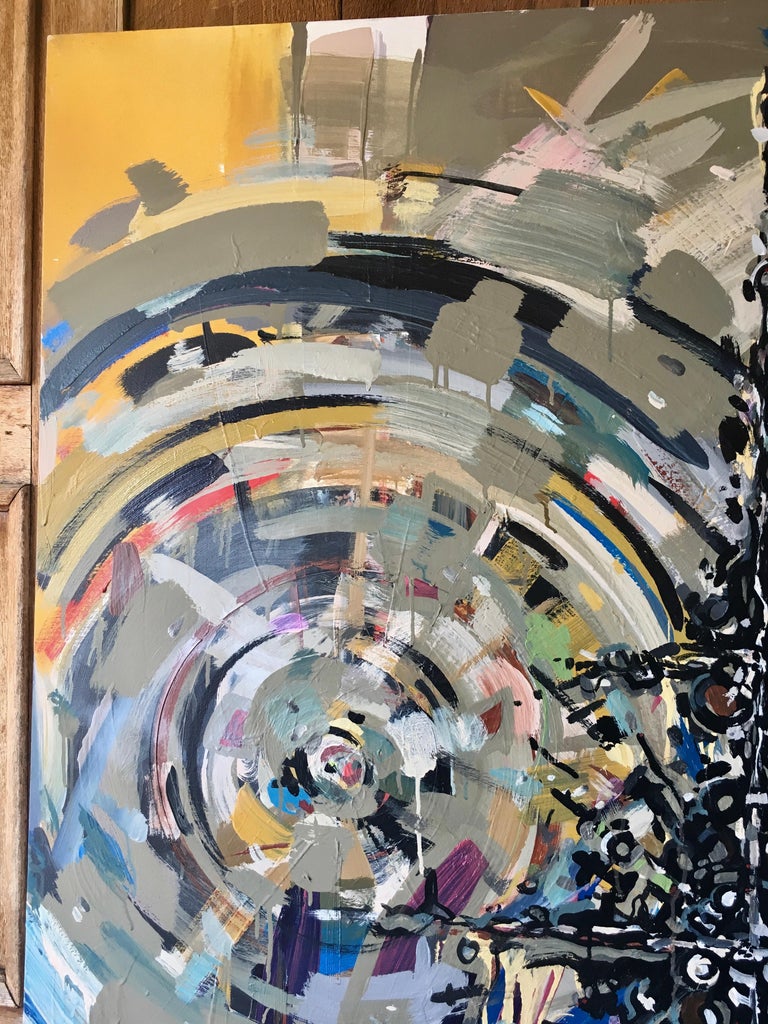 Oversized Abstract Painting `on Canvas at 1stDibs | oversized abstract ...