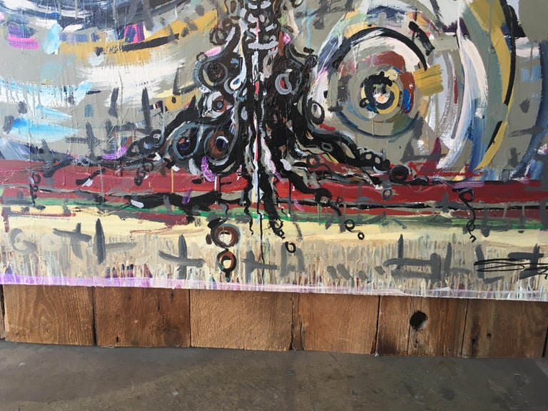 Oversized Abstract Painting `on Canvas at 1stDibs | oversized abstract ...