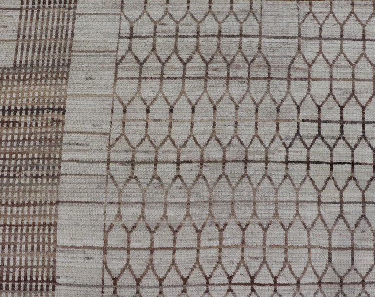 Oversized Afghan Sub-Geometric Modern Casual in Neutral Tones For Sale ...