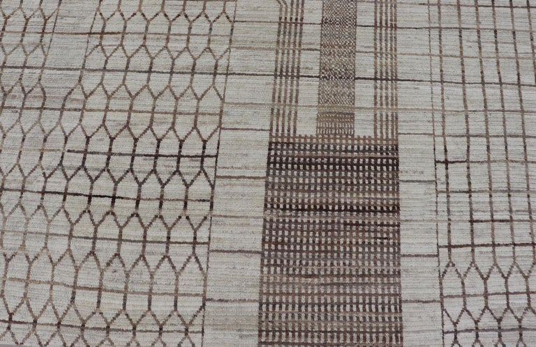 Oversized Afghan Sub-Geometric Modern Casual in Neutral Tones For Sale ...