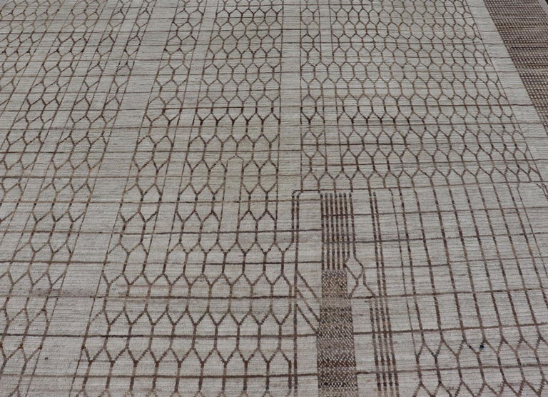 Oversized Afghan Sub-Geometric Modern Casual in Neutral Tones For Sale ...