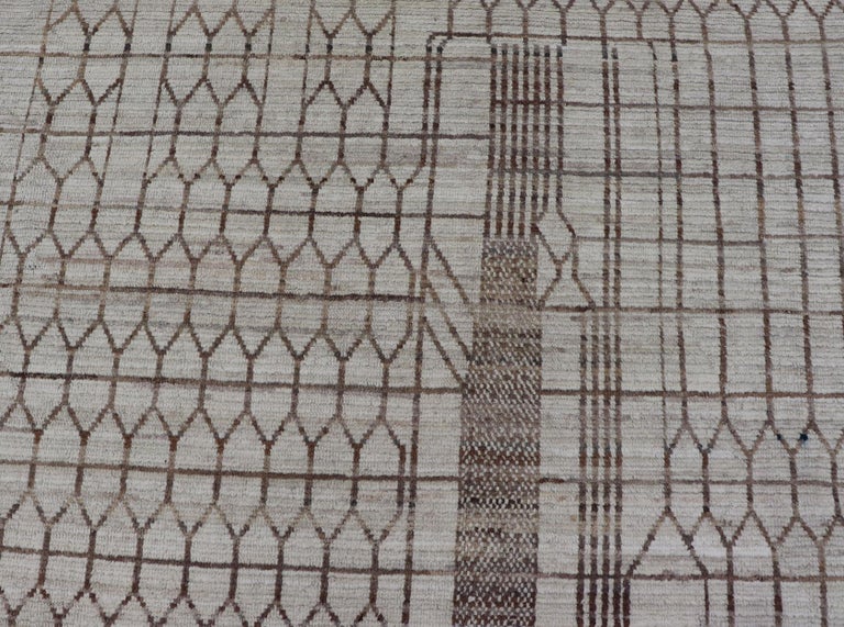 Oversized Afghan Sub-Geometric Modern Casual in Neutral Tones For Sale ...