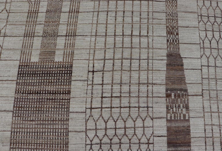 Oversized Afghan Sub-Geometric Modern Casual in Neutral Tones For Sale ...