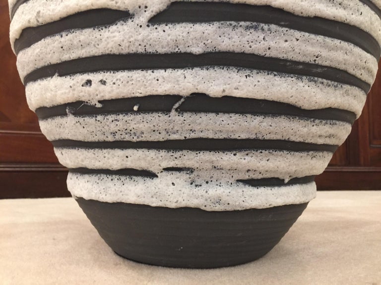 Oversized Beehive Style Pottery Lamp at 1stDibs