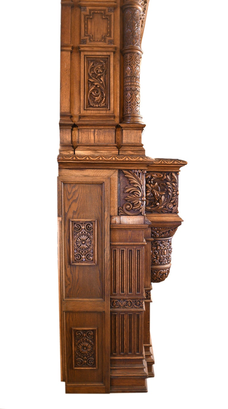 Oversized Dragon Fireplace Mantel at 1stDibs | dragons mantel, dragon ...