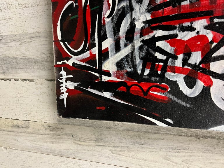Oversized Graffiti Art on Canvas., "Spits Energy" by Dylan For Sale at ...