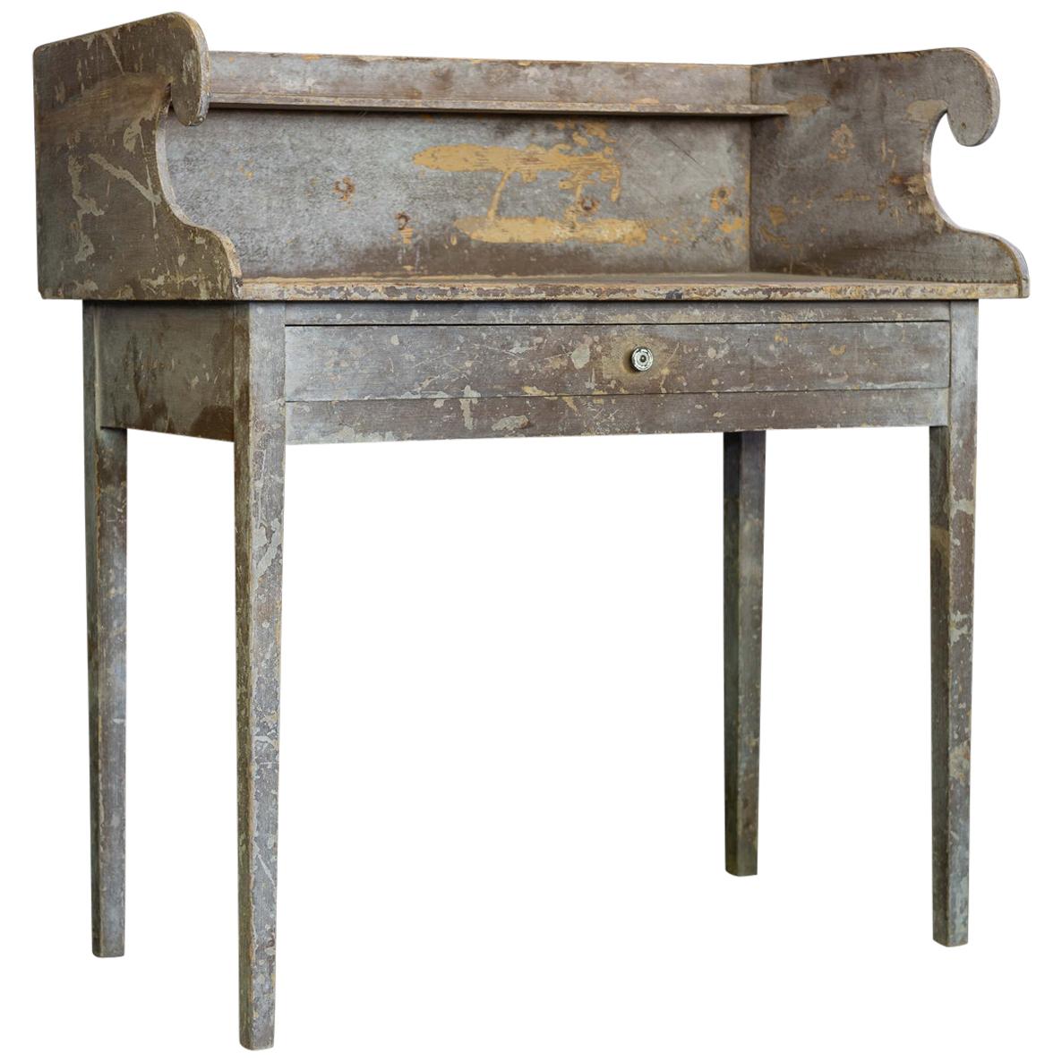 Oversized Grey Georgian Washstand in Original Finish, English Early ...