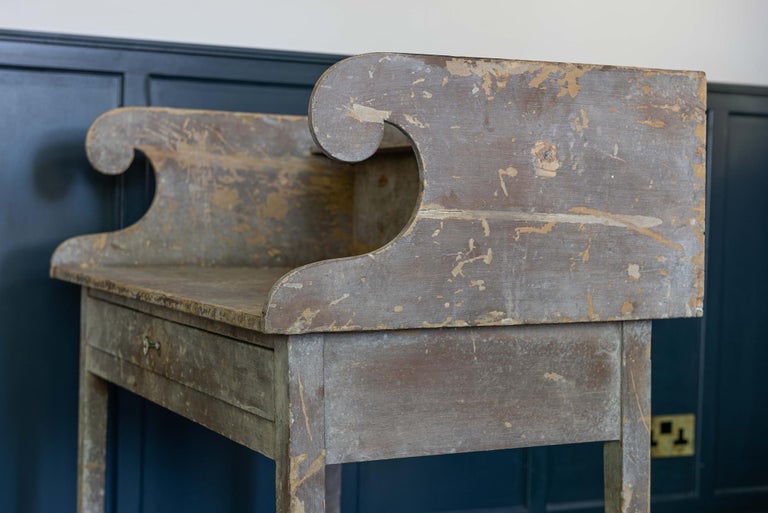 Oversized Grey Georgian Washstand in Original Finish, English Early ...
