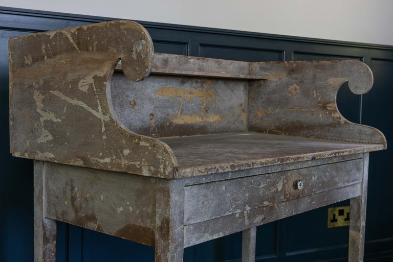 Oversized Grey Georgian Washstand in Original Finish, English Early ...