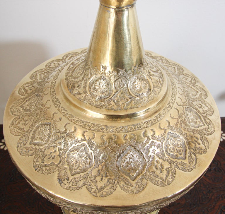 Oversized Mughal Indian Brass Bottle Urn For Sale at 1stDibs | indian urn