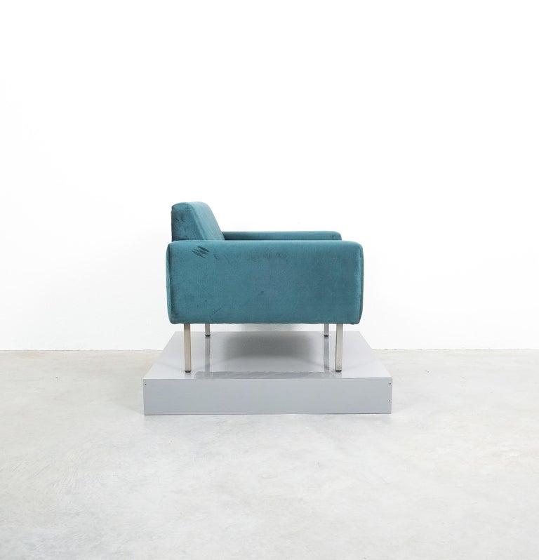 George Nelson Pair Chairs for Herman Miller, Oversized, Velvet, circa ...