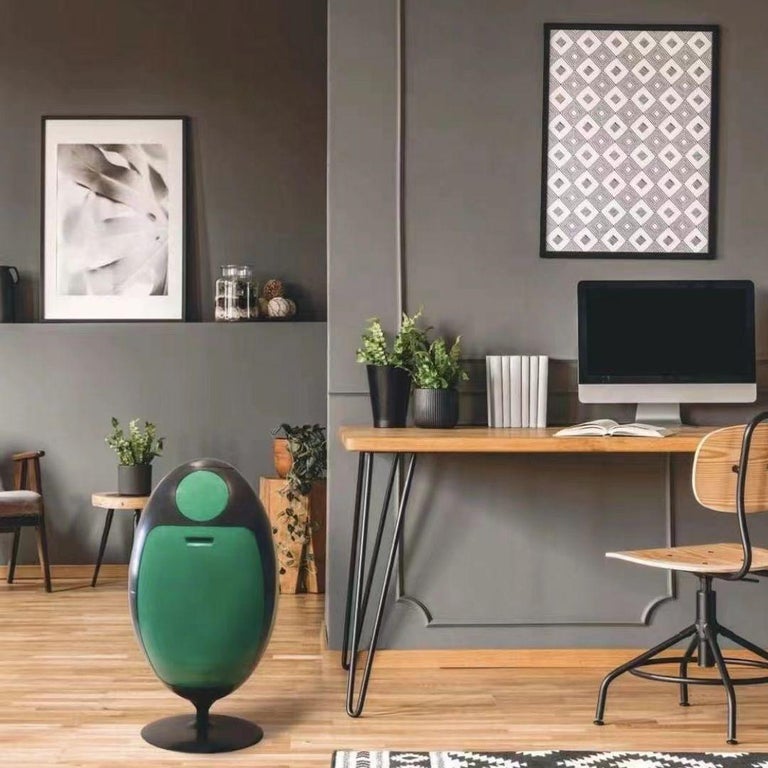 Ovetto ABS Collection Black Amico Recycling and Waste Bin by Soldi ...