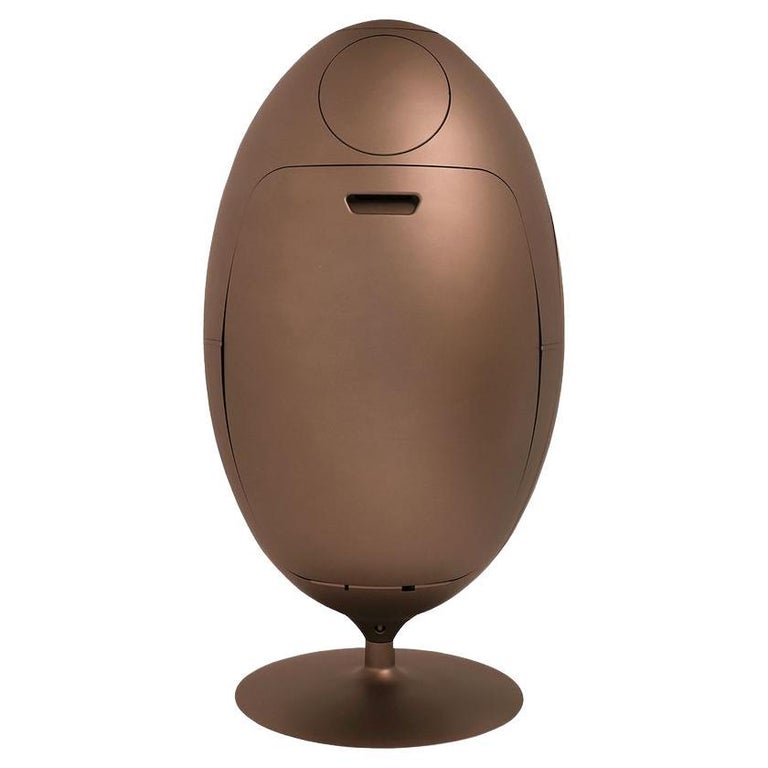 Ovetto Metal Collection Bronze Recycling and Waste Bin by Soldi Design ...