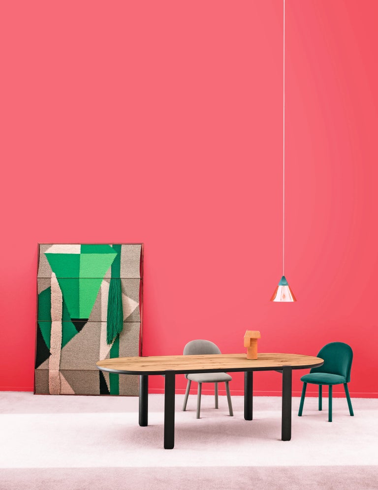 Customizable Ovo Large Dining Table in Black Ash Legs, by E-GGS For ...