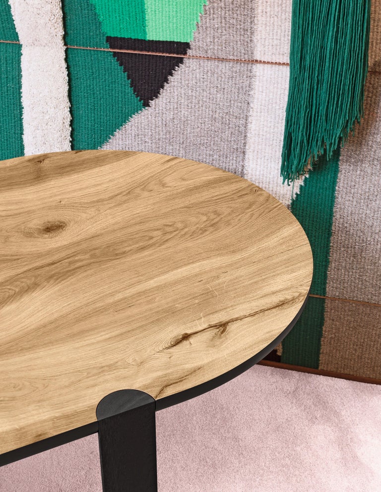 Customizable Ovo Large Dining Table in Black Ash Legs, by E-GGS For ...
