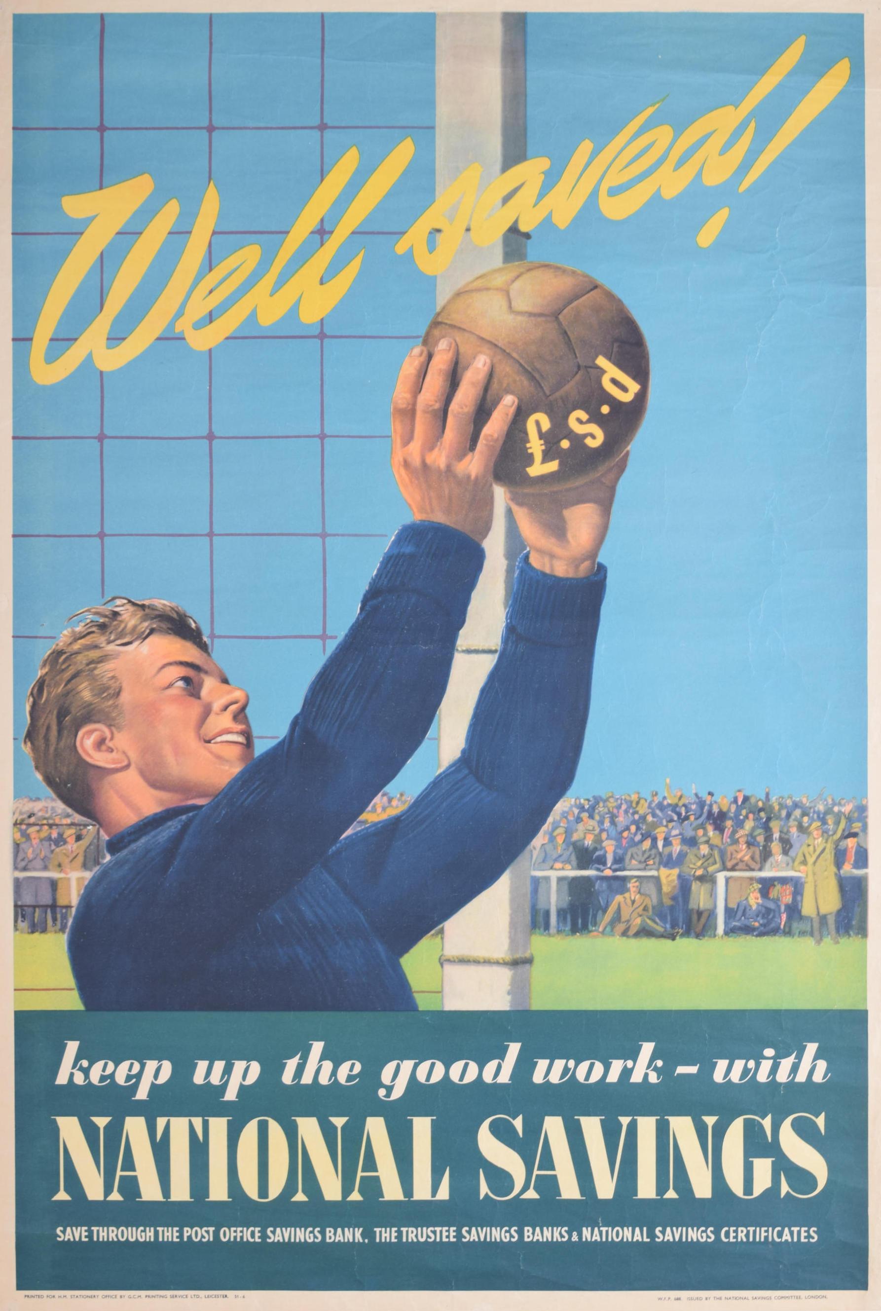 Vintage Football Poster
