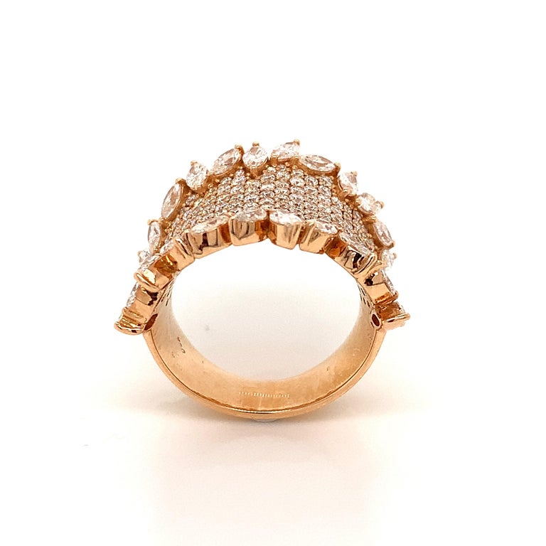 OWN Your Story 18K Rose Gold Brilliant and Marquise Diamond Edged ...