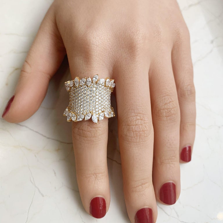 OWN Your Story 18K Rose Gold Brilliant and Marquise Diamond Edged ...