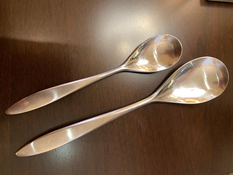 Oxford Hall Libra Service for 8 Stainless Steel Flatware Set at 1stDibs ...