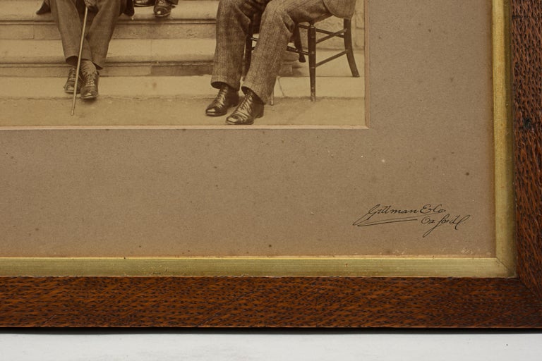 Oxford University, 1893 Christ Church Double Rowing Team Photograph at ...