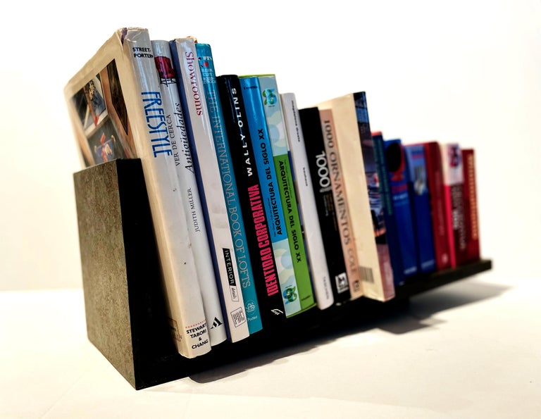 Oxid Slate Bookend Natural Stone Contemporary Design by Joaquín Moll In ...