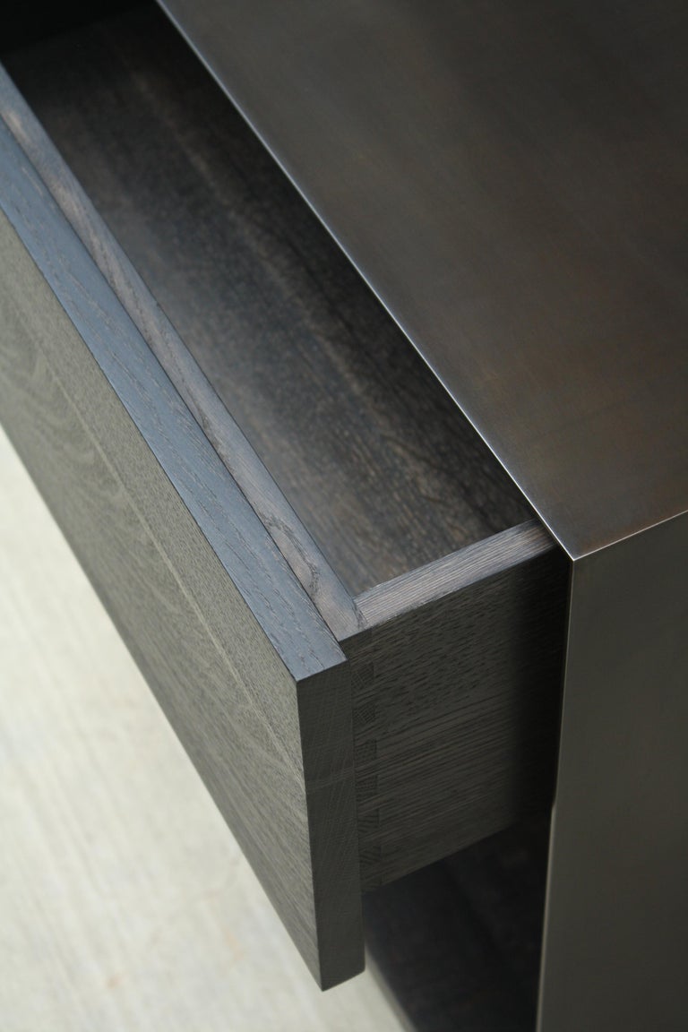 Oxide Matching Side Cabinets Handmade by Laylo Studio in Walnut and ...