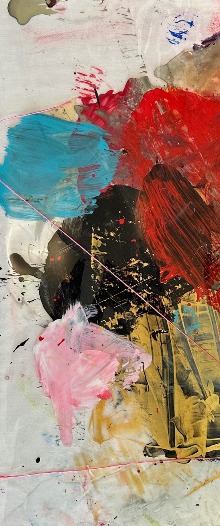 Oya Bolgun - Free-floating 1 - Oya Bolgun - Abstract Painting - Mixed ...