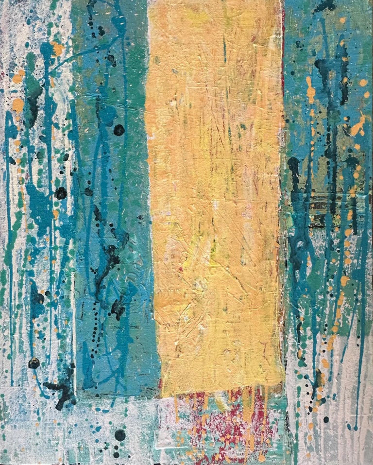 Oya Bolgun - In Between - Oya Bolgun - Abstract Painting - Mixed Media ...