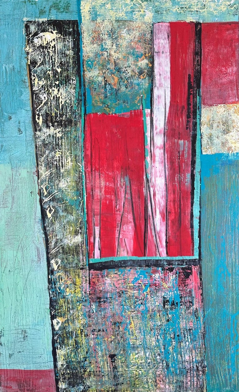 Oya Bolgun - View 1 - Oya Bolgun - Abstract Painting - Mixed Media For ...