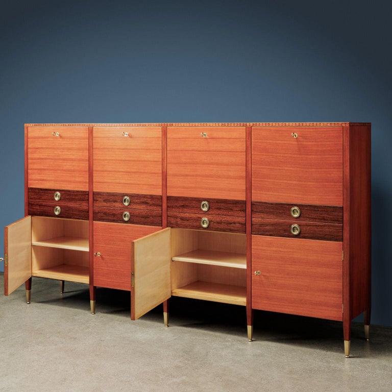 P. Buffa Cabinet Maple Italy 1950s at 1stDibs