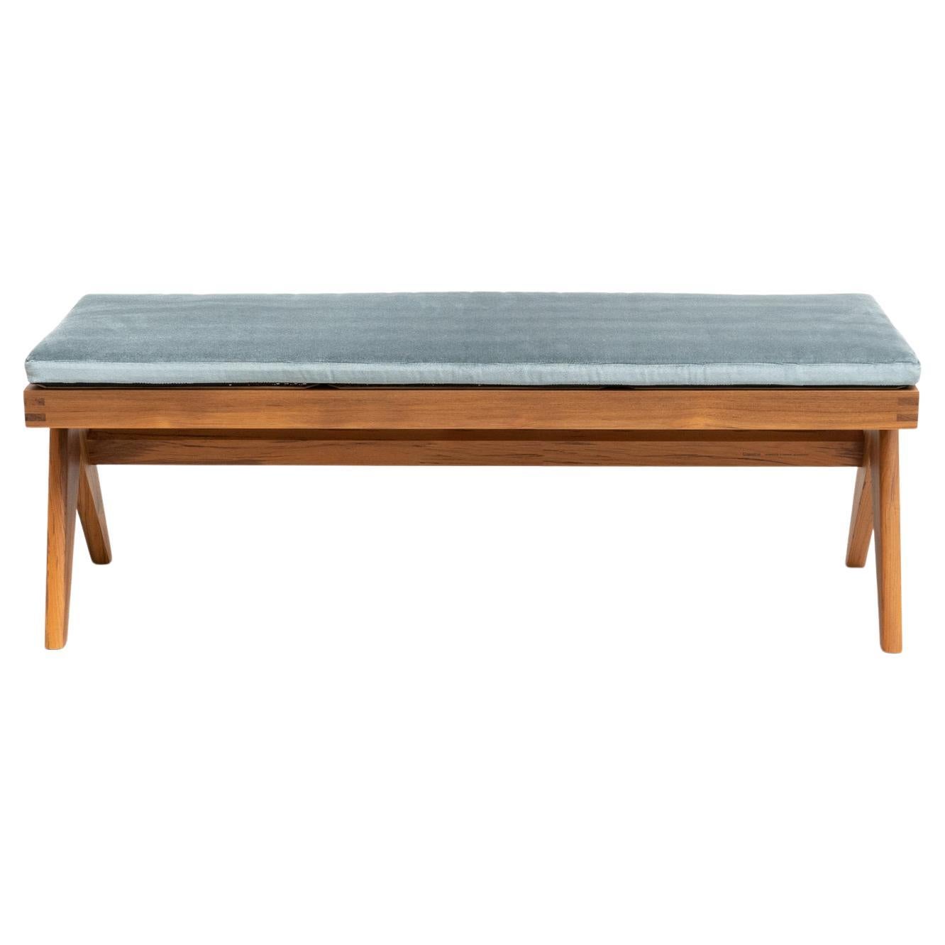 Civil Bench 057 by Pierre Jeanneret for Cassina For Sale at 1stDibs
