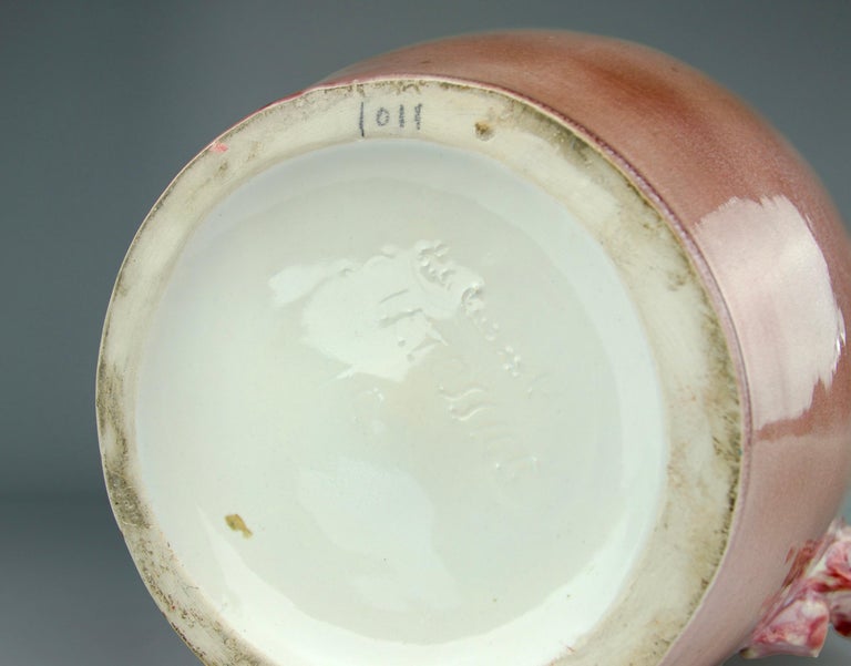 P. Letessier, Pink Goldfish Vase, France Art Deco, 1930 For Sale at 1stDibs